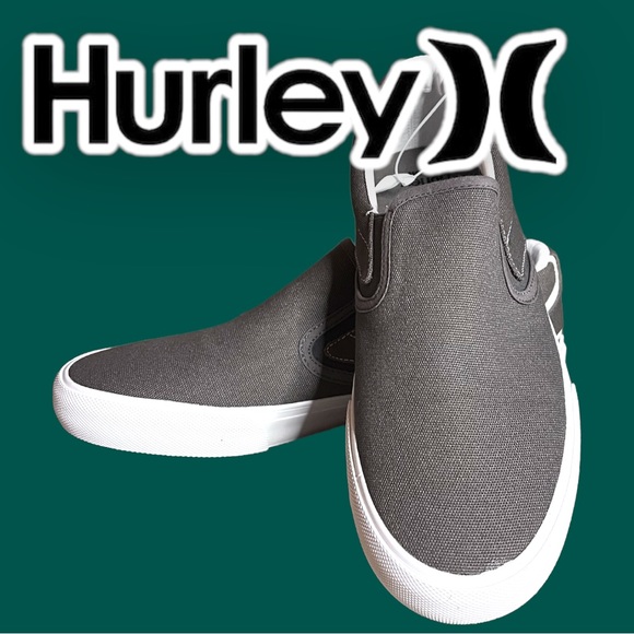 Hurley | Shoes | Nwt Box Mens Hurley Arlo Grey Slip On Sneakers | Poshmark